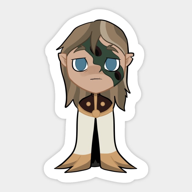 Cute emperor belos - The Owl House - Sticker | TeePublic