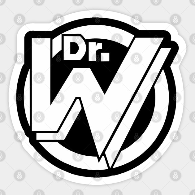 Wily Symbol v.white - Dr Wily - Sticker | TeePublic