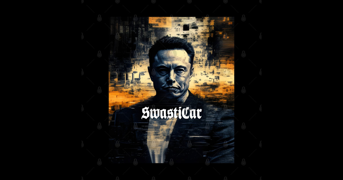 Elon Musk: SwastiCar No. 3 - Elon Musk - Sticker | TeePublic