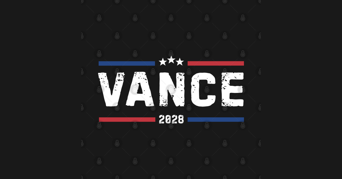 Vance 2028 Vintage US Flag President Election Design - Vance 2028 - T ...
