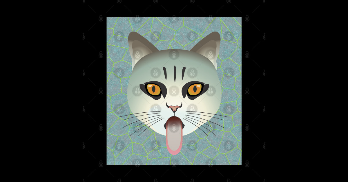 Gato burlon - Catshirts - Sticker | TeePublic