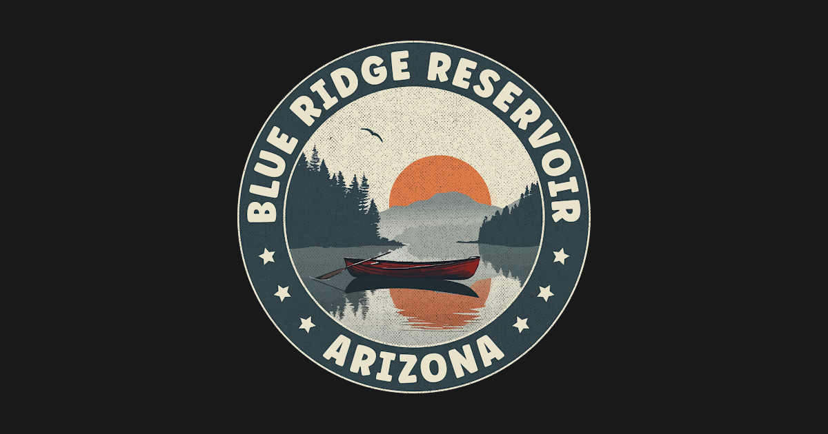 Blue Ridge Reservoir Arizona Sunset - Blue Ridge Reservoir - T-Shirt ...