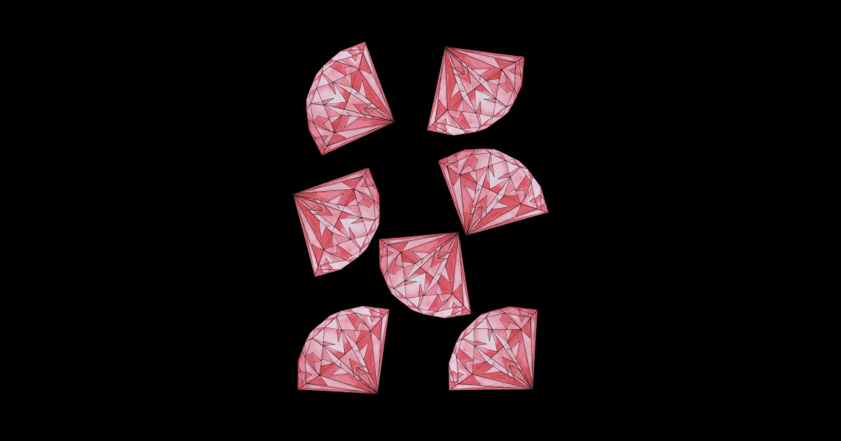 Ruby Print - Rubies - Sticker | TeePublic