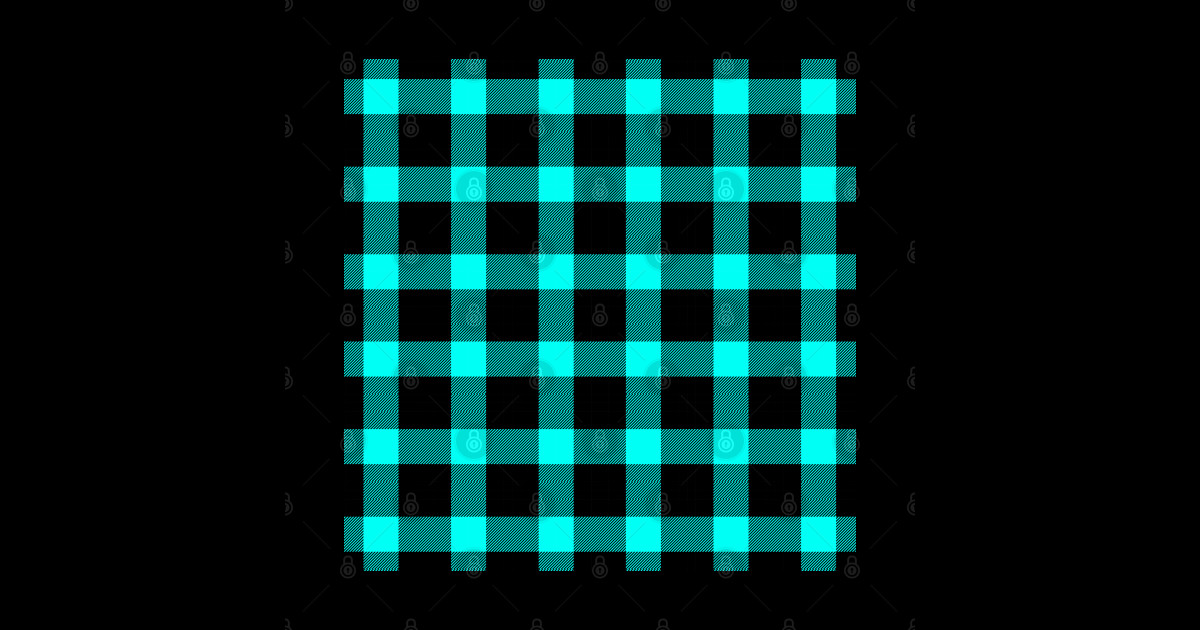 Teal and Black Buffalo Plaid Pattern - Buffalo Plaid Buffalo Check ...
