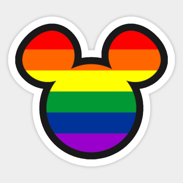 Gay Pride - Mickey Mouse - Mickey Mouse - Sticker | TeePublic