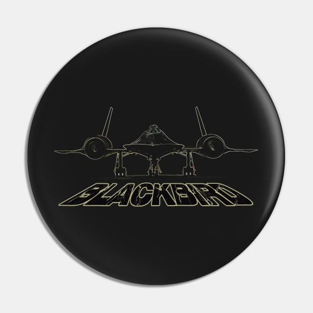 Blackbird SR 71 - Blackbird Sr 71 - Pin | TeePublic