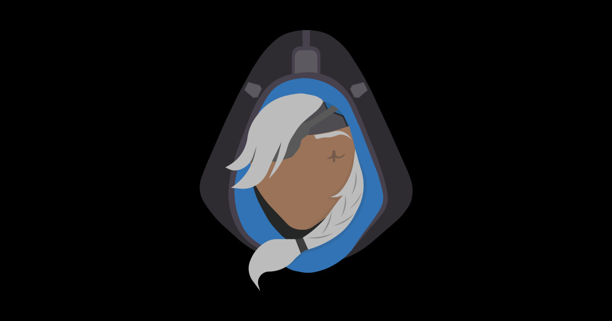 Minimalist Ana - Mercy - Sticker | TeePublic