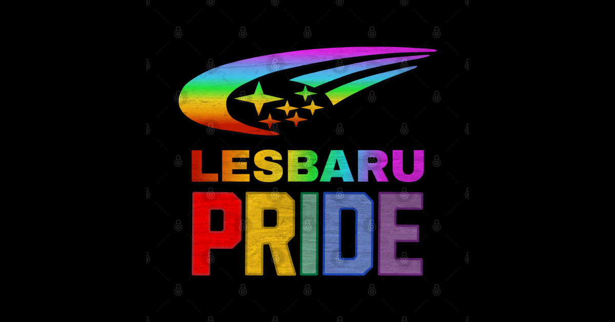 Lesbaru Pride - Subaru - Sticker | TeePublic