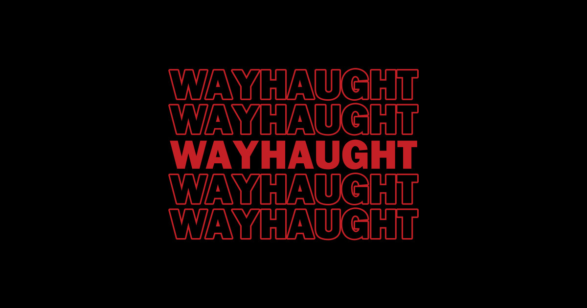 Wayhaught Thank You Bag Design - Wayhaught - Tapestry | TeePublic