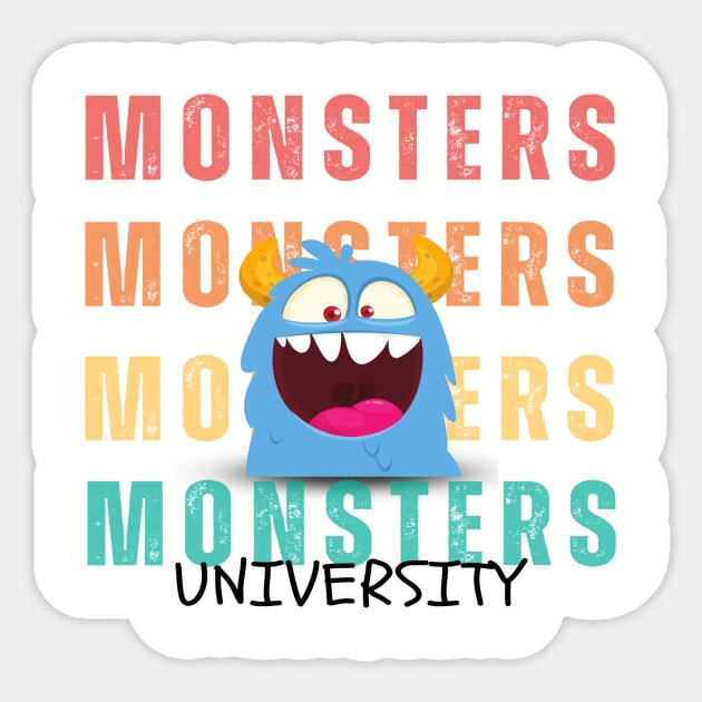 Monsters university - Monsters University - Sticker | TeePublic