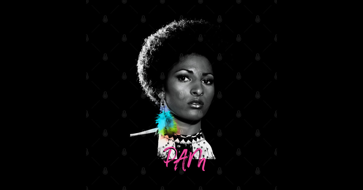 Say Hello Pam Grier - Pam Grier - Sticker | TeePublic