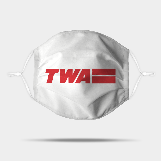 TWA Vintage Logo - Twa Logo - Mask | TeePublic