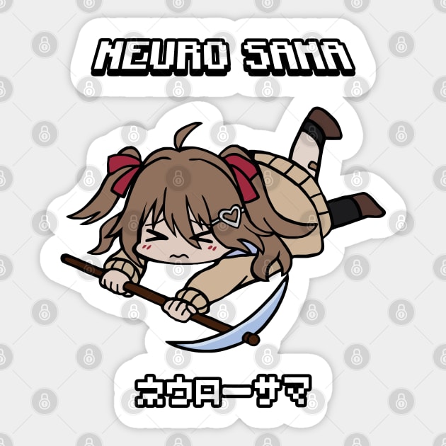 Neuro Sama Merch Neuro Sama Pixel - Neuro - Sticker | TeePublic