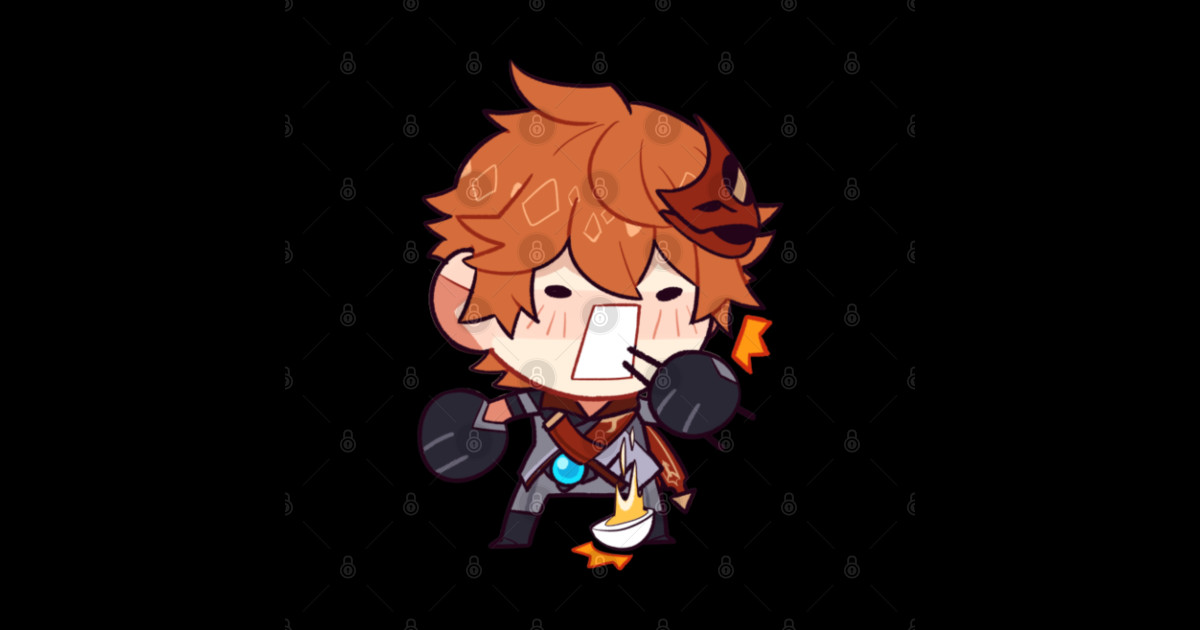 Genshin Impact Childe - Genshin Impact - Sticker | TeePublic