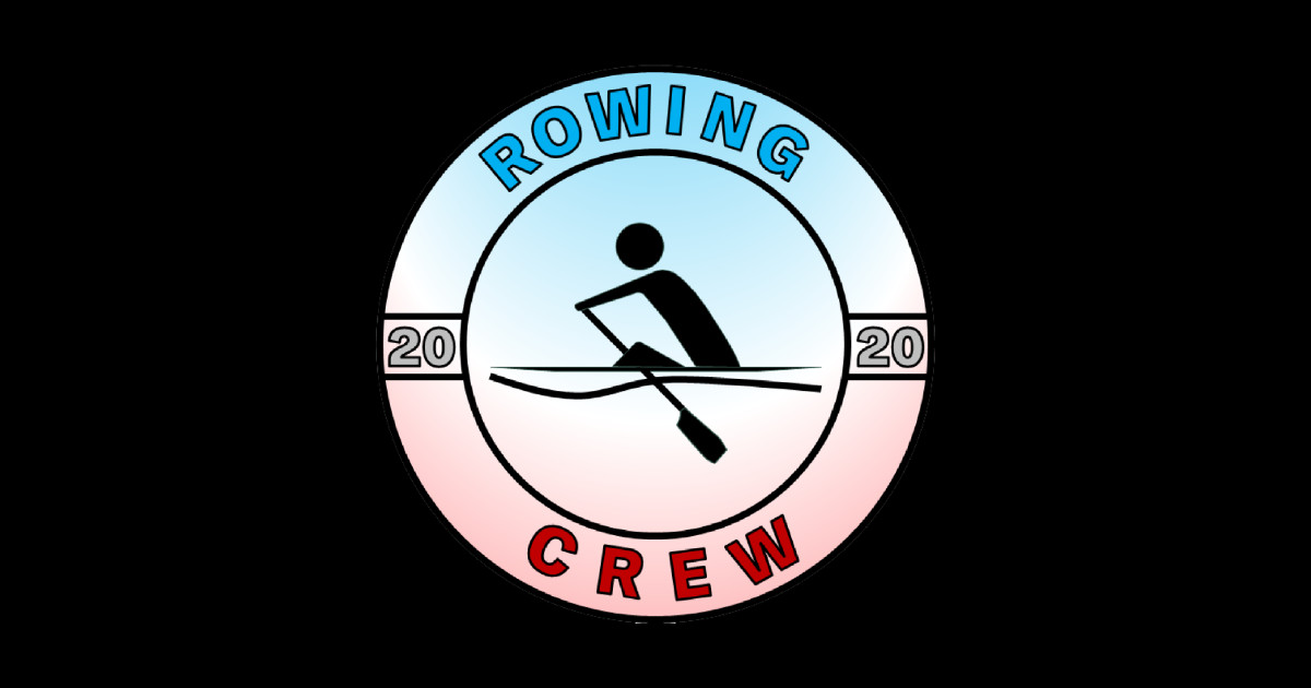 Rowing Crew - 2020 Color Gradient - Rowing - Sticker | TeePublic