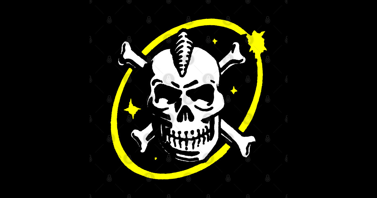 Captain Zargon Space Pirate Logo - Vintage Toys - Sticker | TeePublic