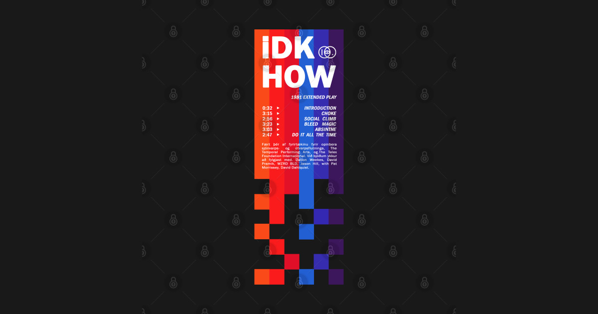 1981 extended play - Idkhow Merch - T-Shirt | TeePublic