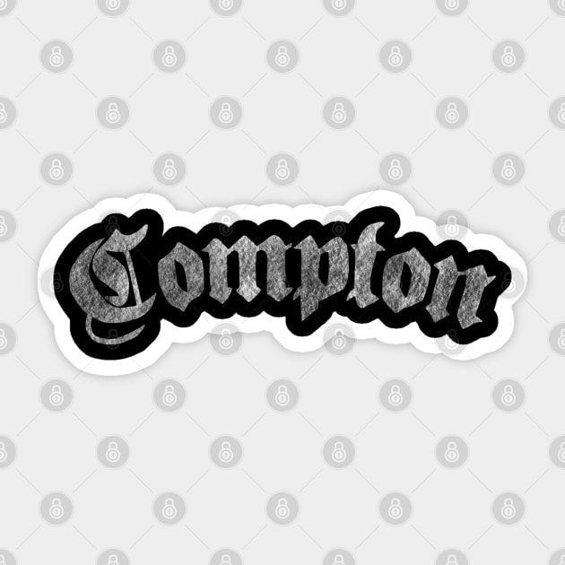 Compton Vintage - Compton - Sticker | TeePublic