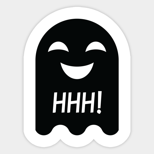 Ghost laughing hhh! - Ghost - Sticker | TeePublic