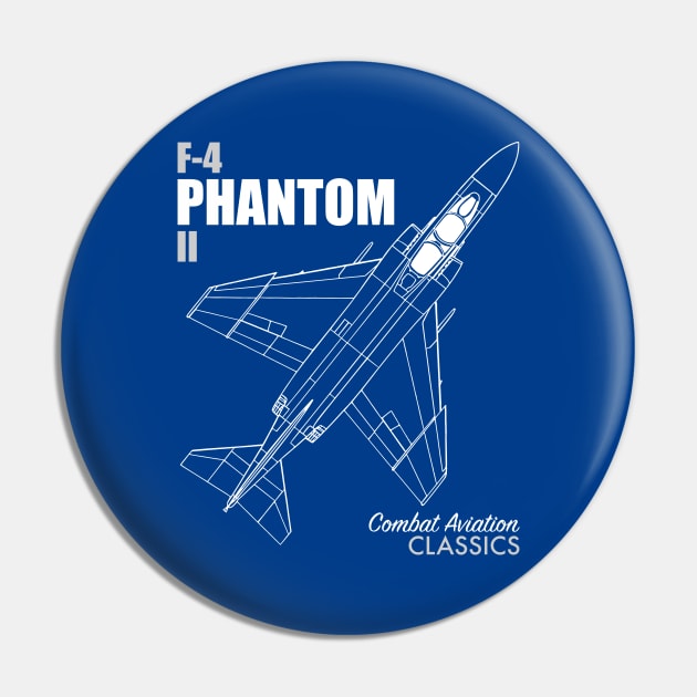F-4 Phantom II - Air Force F4 Phantom 2 - Pin | TeePublic