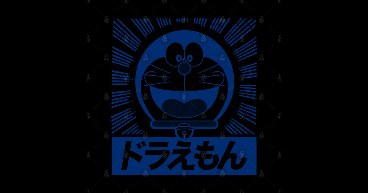 DORAEMON - Square burst - Vintage Cartoons Anime Manga Cat Kitten ...