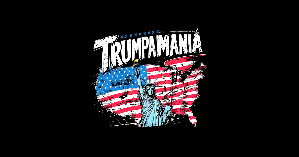 trumpamania A - Trumpamania - Sticker | TeePublic