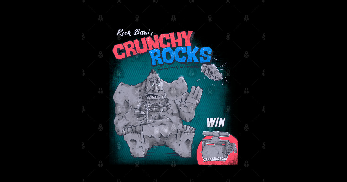 Crunchy Rocks - Rock - Sticker | TeePublic