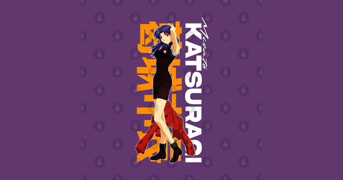 Misato Katsuragi 6 - Anime - T-Shirt | TeePublic