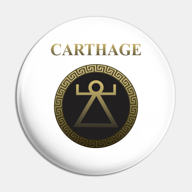 Ancient Carthage Symbol of Tanit - Carthage - Pin | TeePublic