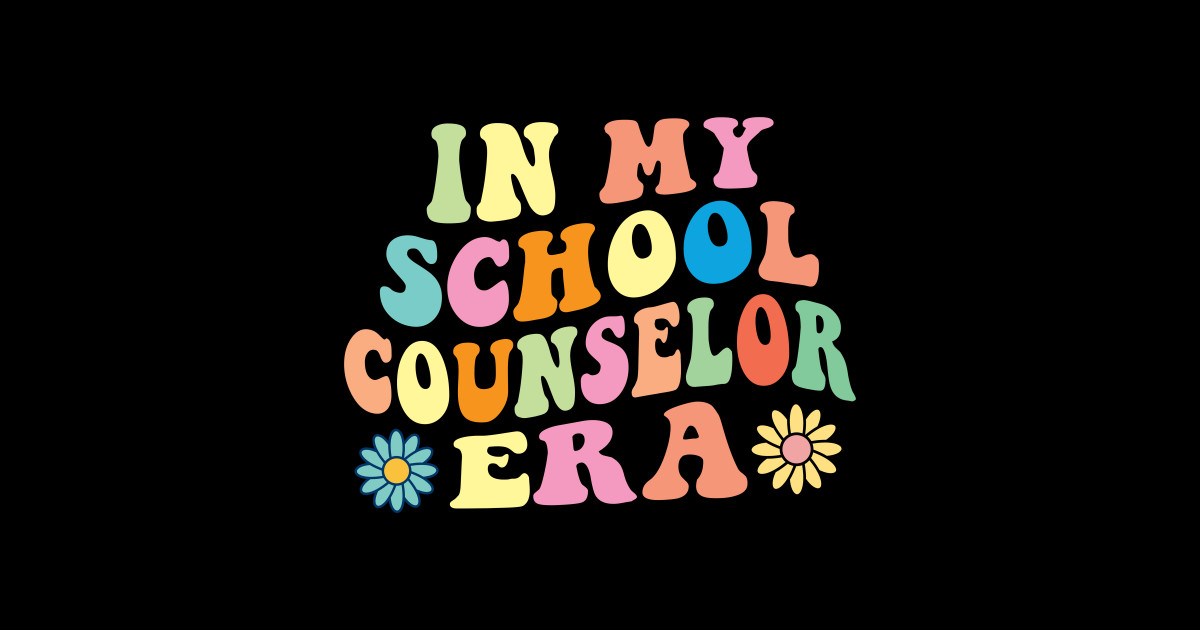 Retro In My School Counselor Era Groovy - In My School Counselor Era ...