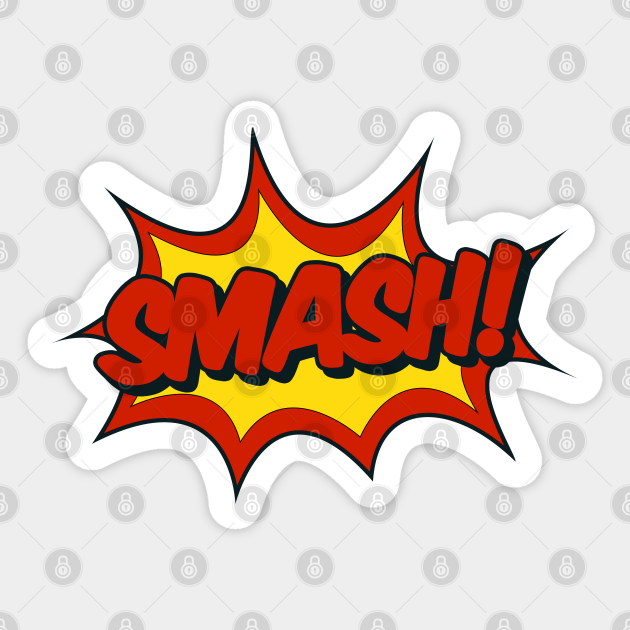 Smash! Comic Effect - Comic - Sticker | TeePublic
