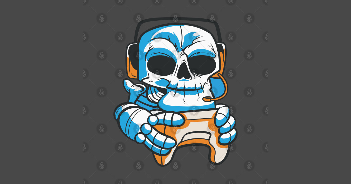 Gamer skull - Gamer Skull - T-Shirt | TeePublic