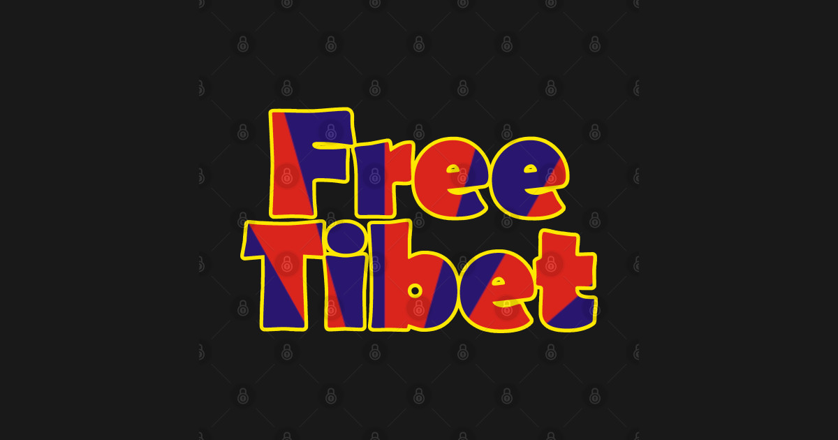 Free Tibet Movement Human Rights Activist - Free Tibet - T-Shirt ...