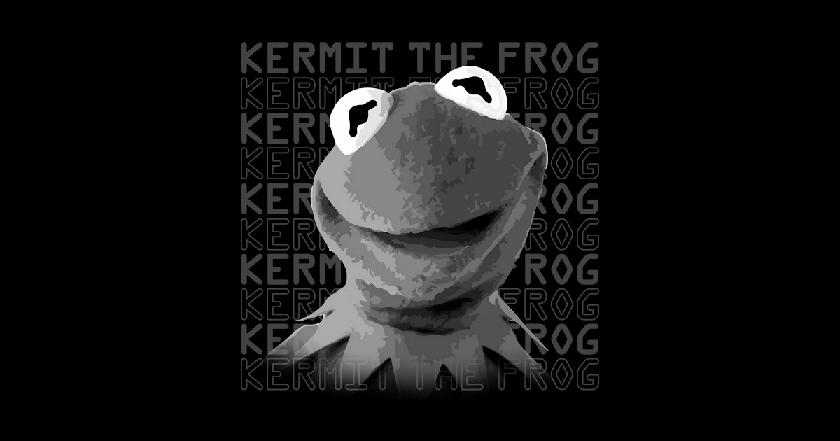 Kermit The Grey Frog Design - Muppets - Magnet | TeePublic