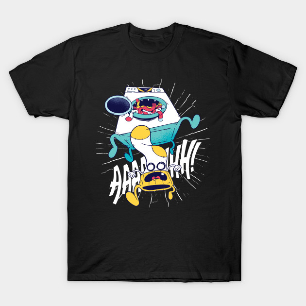WASHING MACHINE MONSTER - Washing Machine - T-Shirt | TeePublic