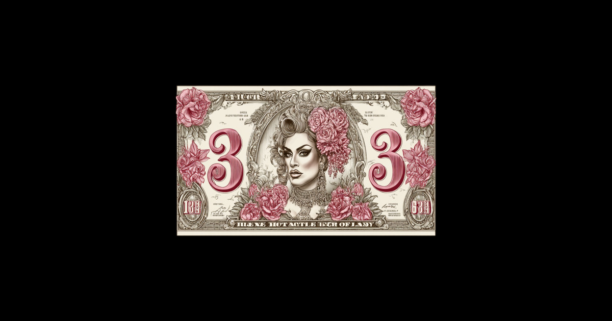Gay 3 Dollar Bill - Gay - Sticker | TeePublic