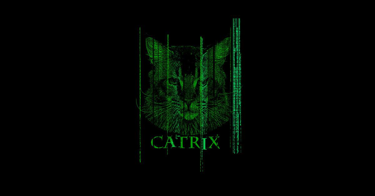 CatRiX - The Matrix - Sticker | TeePublic