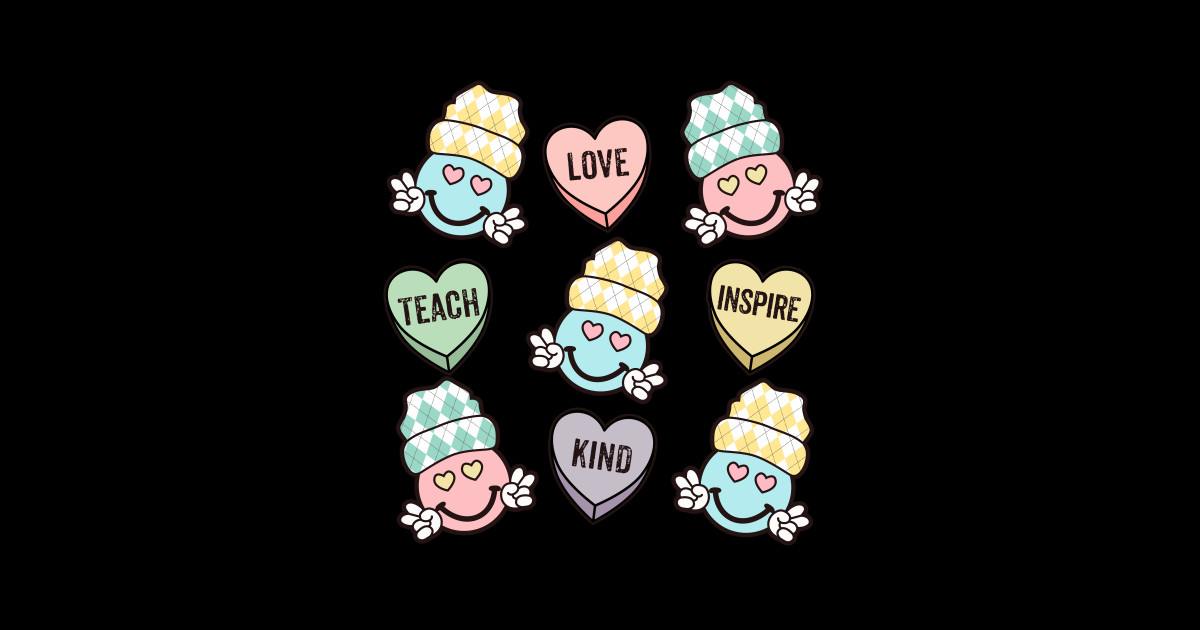 Teacher Conversation Hearts Valentines Day Teacher Appreciation ...