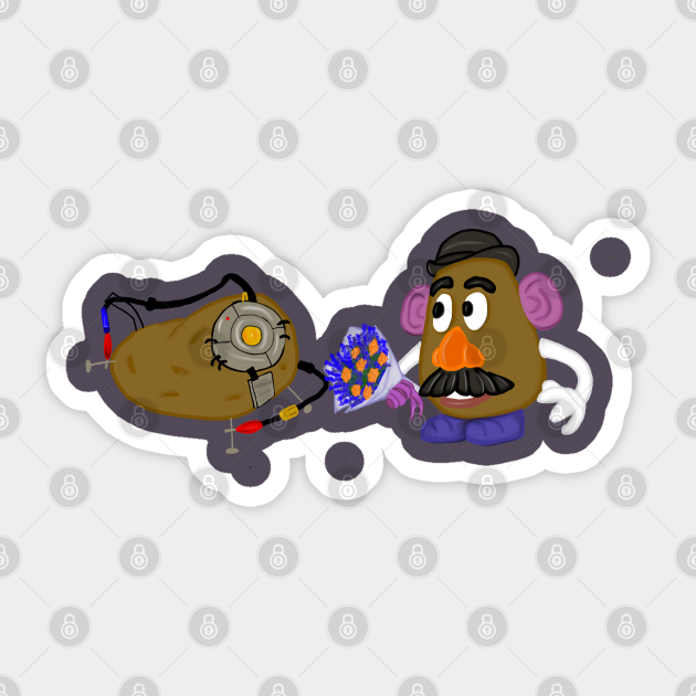 Courting GLaDOS - Love - Sticker | TeePublic