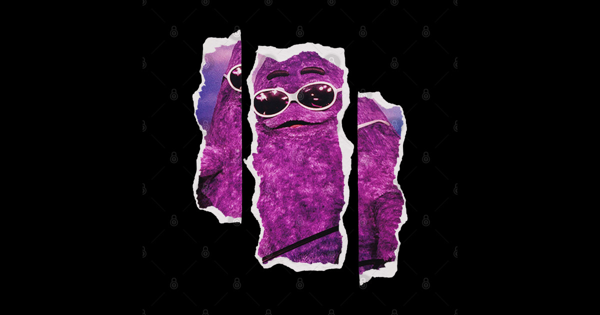 Grimace Face - Grimace - Sticker | TeePublic