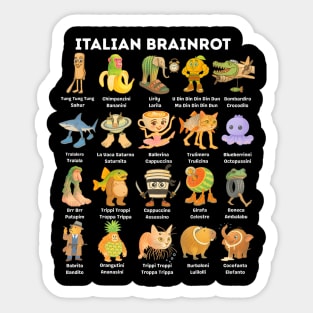 Types Of Italian Stickers for Sale | TeePublic