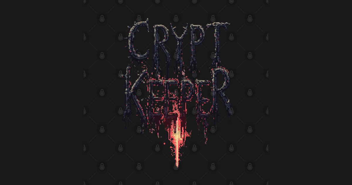 Goth Pixel - CRYPT KEEPER - Goth Pixel Art - T-Shirt | TeePublic