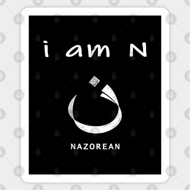 i am N, i AM Nazorean or Nazarene, Disciple of Jesus - Christian Gifts ...