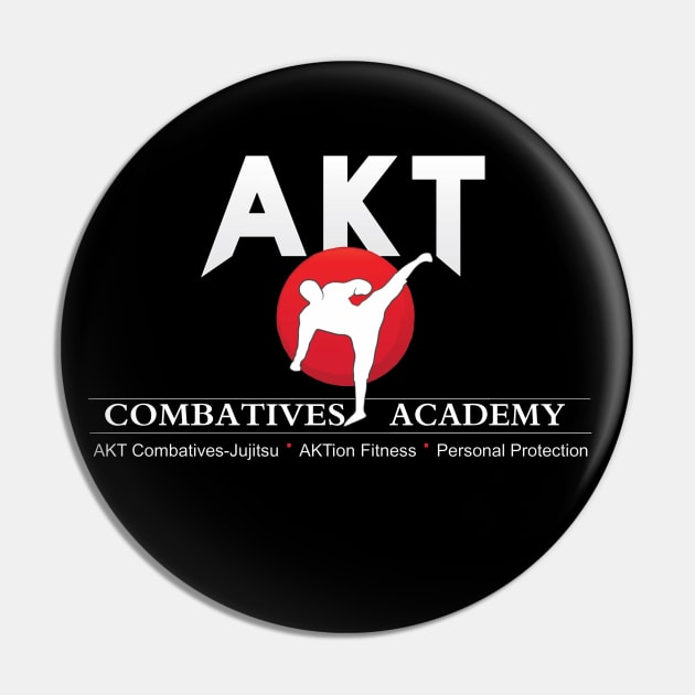 SMALL AKT Combatives Logo- Left Chest - Combatives - Pin | TeePublic