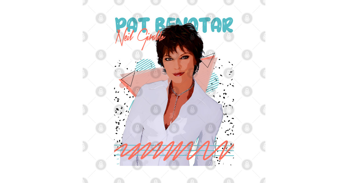 Retro Pat Benatar 80s Fan Art Design - Pat Benatar - T-Shirt | TeePublic