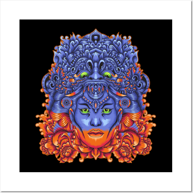 Kala Rau Balinese mythology - Balinese Mask - Posters and Art Prints ...
