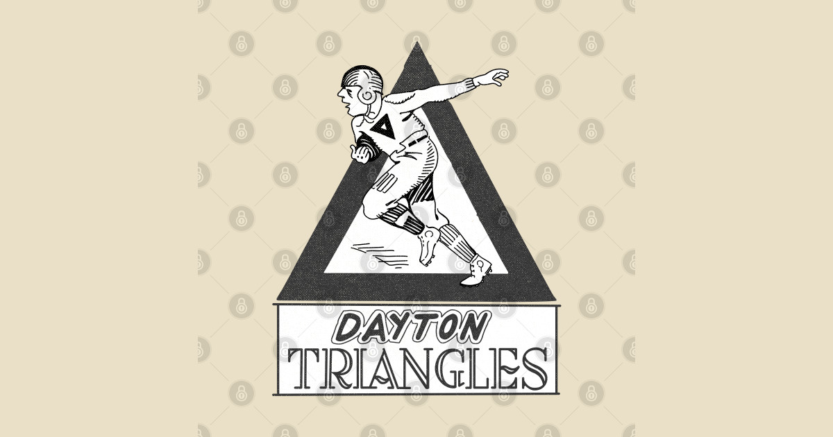 Defunct Dayton Triangles Football 1920 - Dayton Ohio - T-Shirt | TeePublic