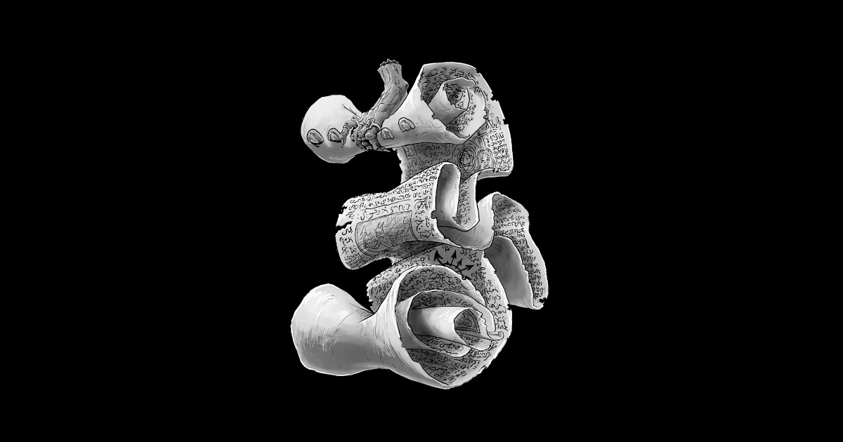 The Evil Scroll - Heavymetal - Sticker | TeePublic