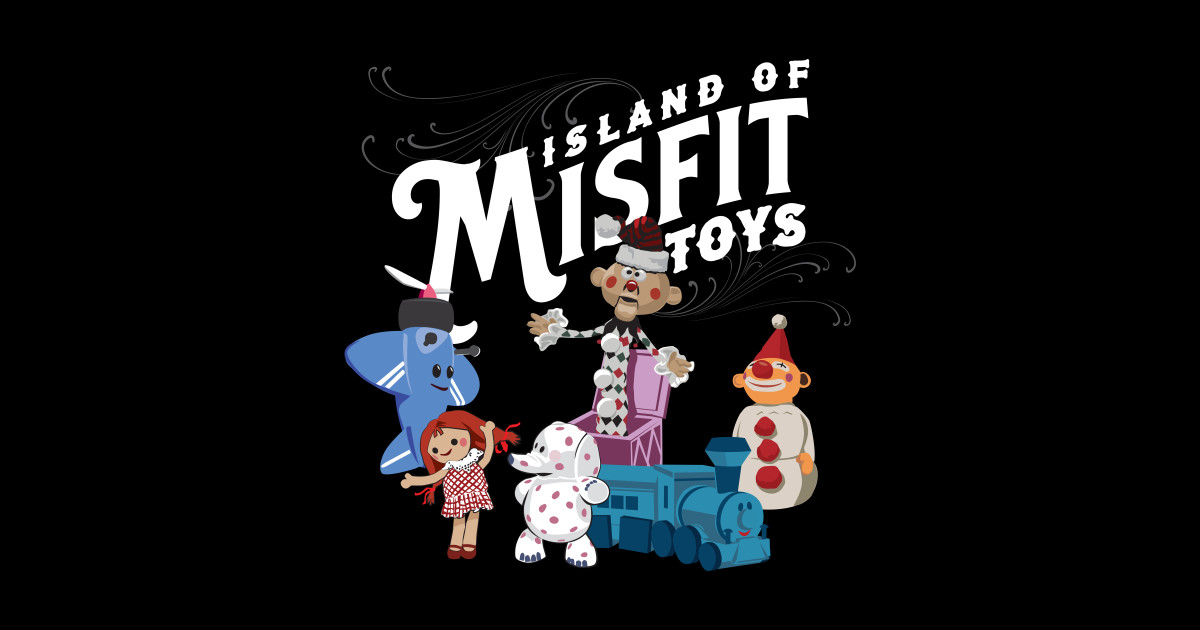 Island of Misfit Toys - Misfit Toys - Sticker | TeePublic