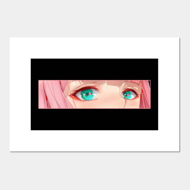 Lewd Zero Two Eyes - Zero Two - Posters and Art Prints | TeePublic
